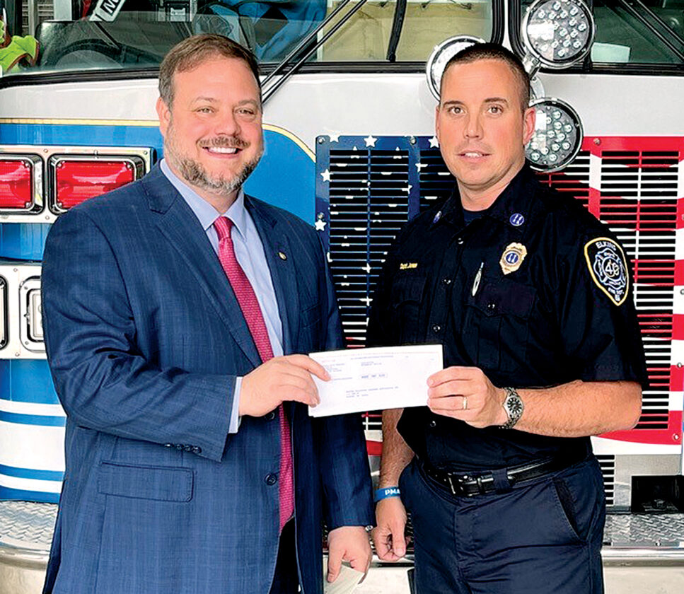 Nestor presents Elkins Fire Department with grant funding | News ...